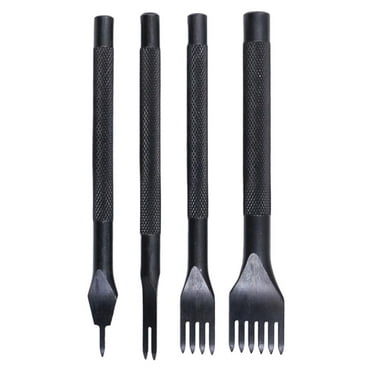 Spencer White Steel 1/2/4/6 Prong Leather Hole Punch Tool Craft Pricking Iron Diamond Lacing ...