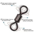 210lots 5 Size Variety Stainless Fishing Swivels For Line Rotate ...