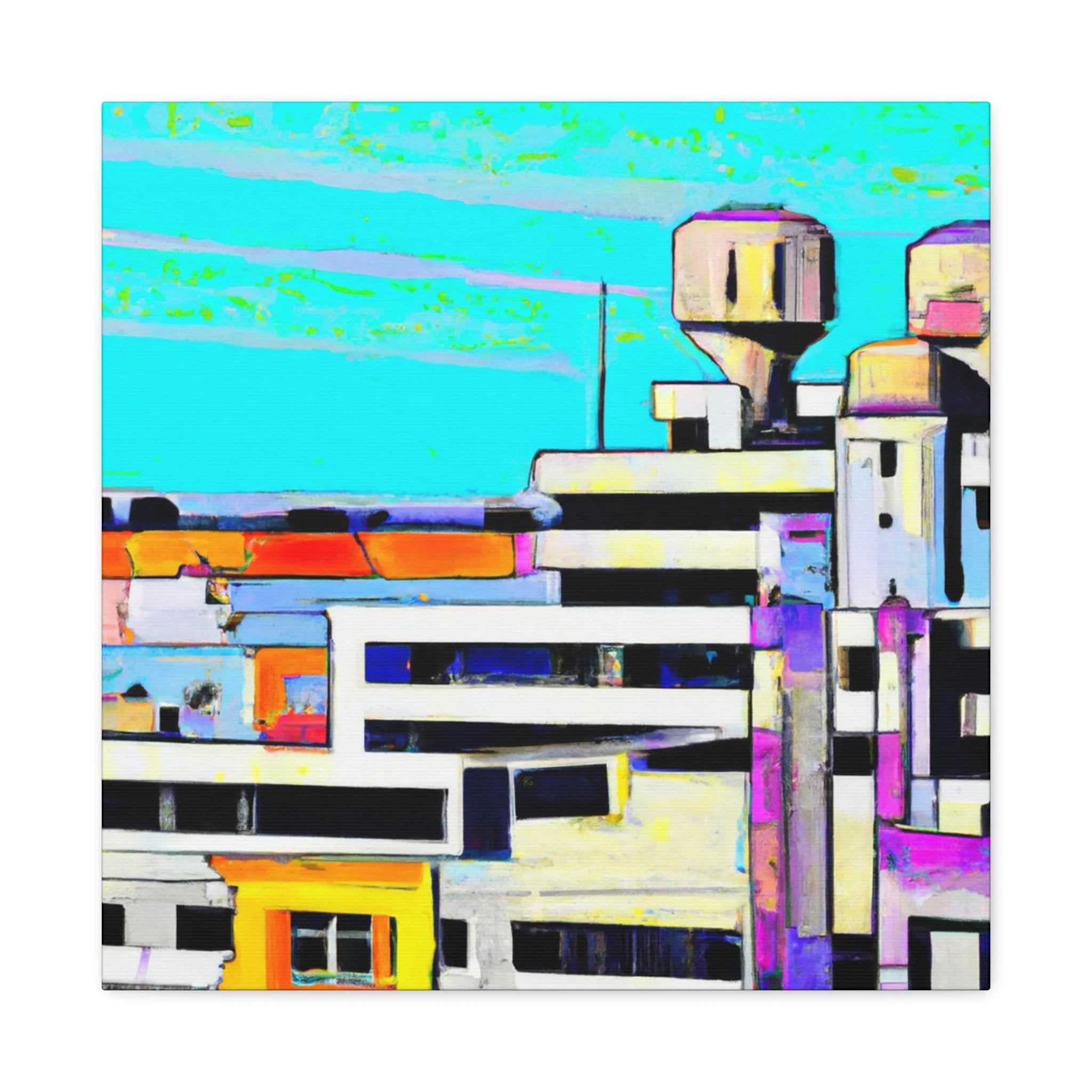 Futurist Pop Art Blast - Canvas - Walmart.com