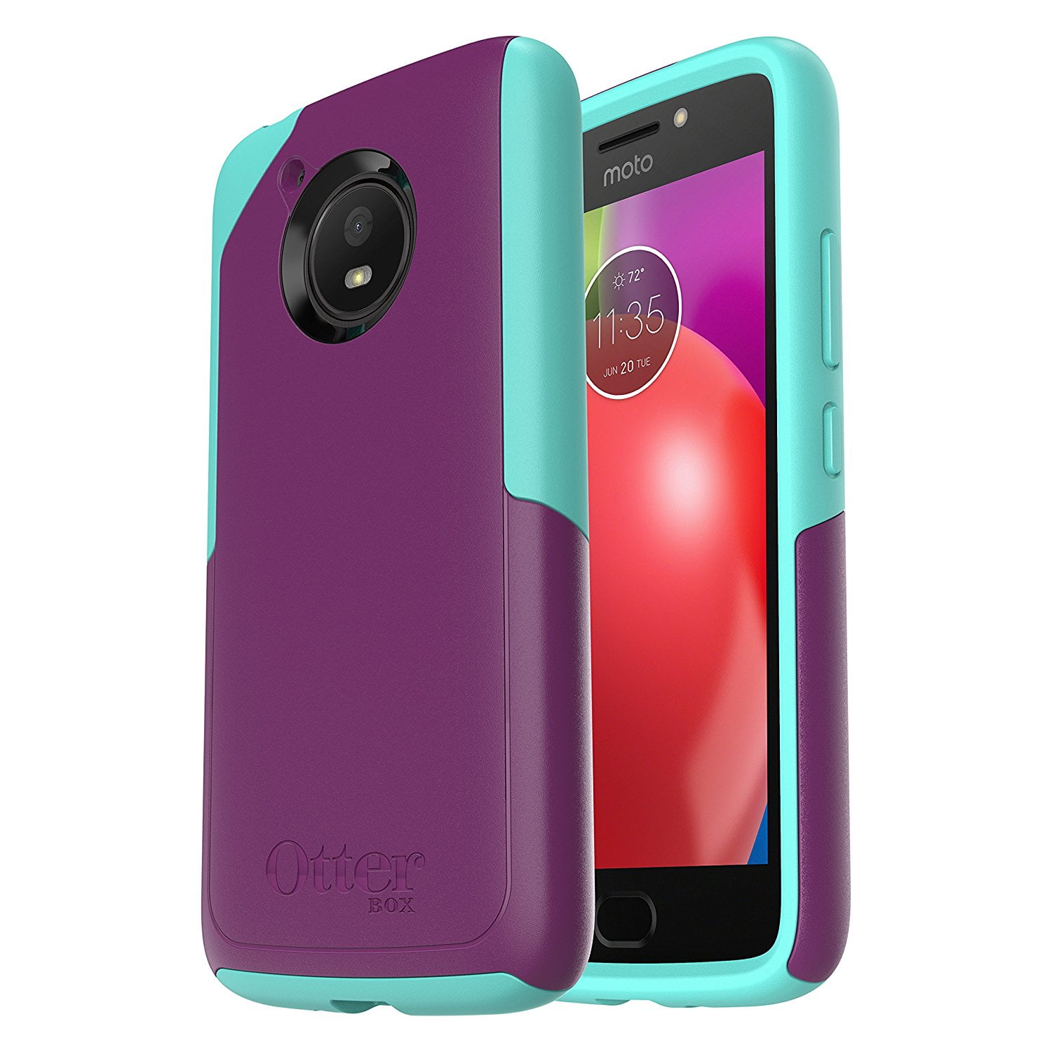 OtterBox Achiever Series Case for Motorola E4 - Plum Haze Aqua Mint ...