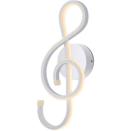 HUACA 22W Creative Modern LED Wall Light Indoor Wall Lamp LED Wall Lamp Aluminum Music Symbol ...