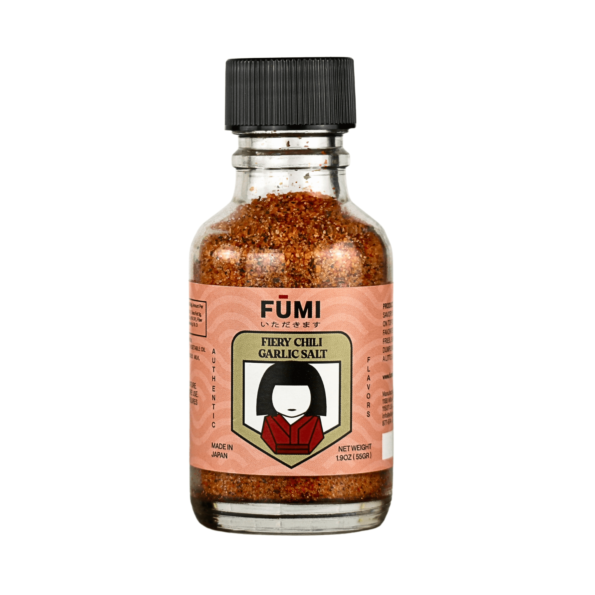 FŪMI Spicy Chili Garlic Salt - Umami Blend of Crispy Garlic, Hot Red ...