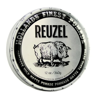 Reuzel Clay Matte Hair Pomade for Men, 4 Oz - Flexible Hold and Matte ...