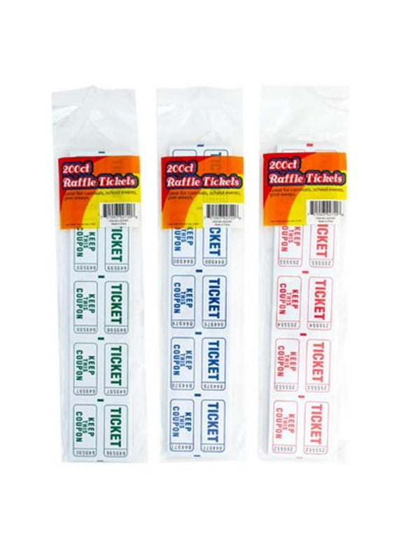 Stickers and Raffle Tickets in Retail Essentials - Walmart.com