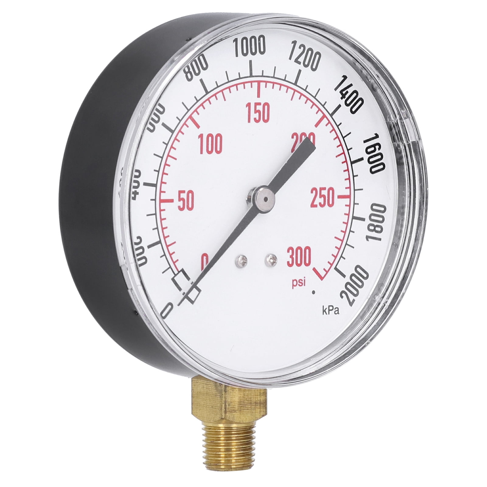 0 2000kpa 0 300psi Double Scale Vacuum Manometer Mini Dial Pressure Gauge Measurement Tool
