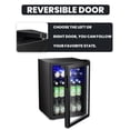 Beer Fridge DOGHLY 1.7 Cu.ft Beverage Refrigerator Cooler, 72 Cans Mini ...