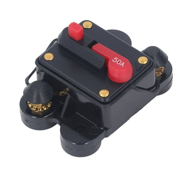 Circuit Breaker Manual Reset 1/4in Overcurrent Protection DC 12‑48V for ...