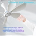 2027 New Collapsible Ceiling Fan for Cruise, 6 Blades Quiet USB Hanging ...