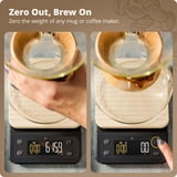 Greater Goods Digital Coffee Scale, Timer for Pour-Over and French ...