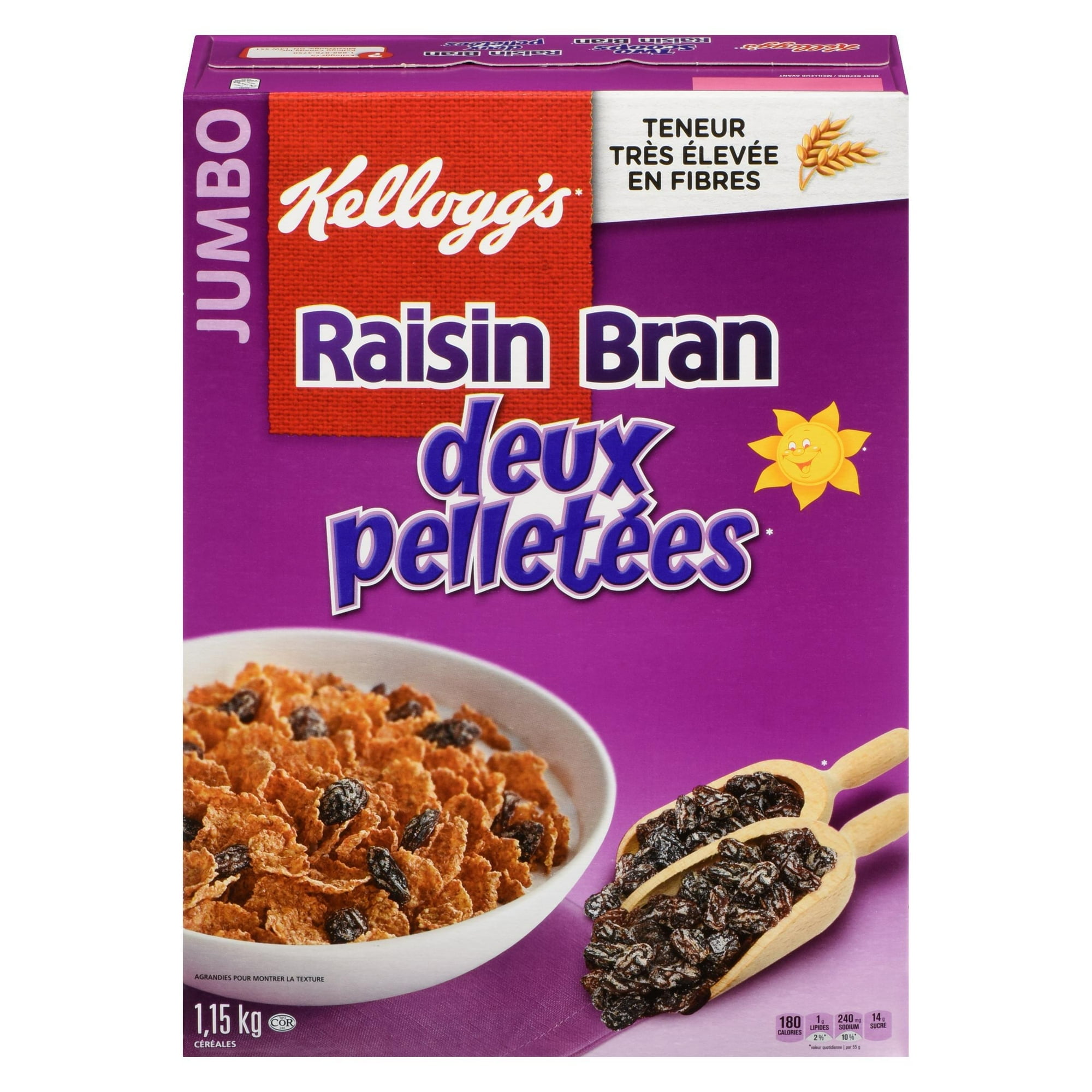 Kellogg's Two Scoops Raisin Bran Cereal, 1150g - Walmart.ca