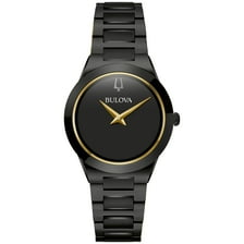 Bulova Diamond Two-Tone Ladies Watch 98P144 - Walmart.com