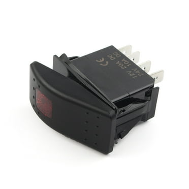 RV Designer S533 White Double On/Off Contoured RV Switch in Plate ...