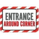 Entrance Around Corner Sign - Walmart.com