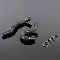 PIT66 Silicone Coolant Radiator Hose Kit Red with Clamps Fit for Dodge ...