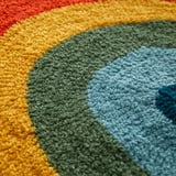 Mainstays Rainbow Shaped Bedroom Rug 20 x 30 Inches - Walmart.com