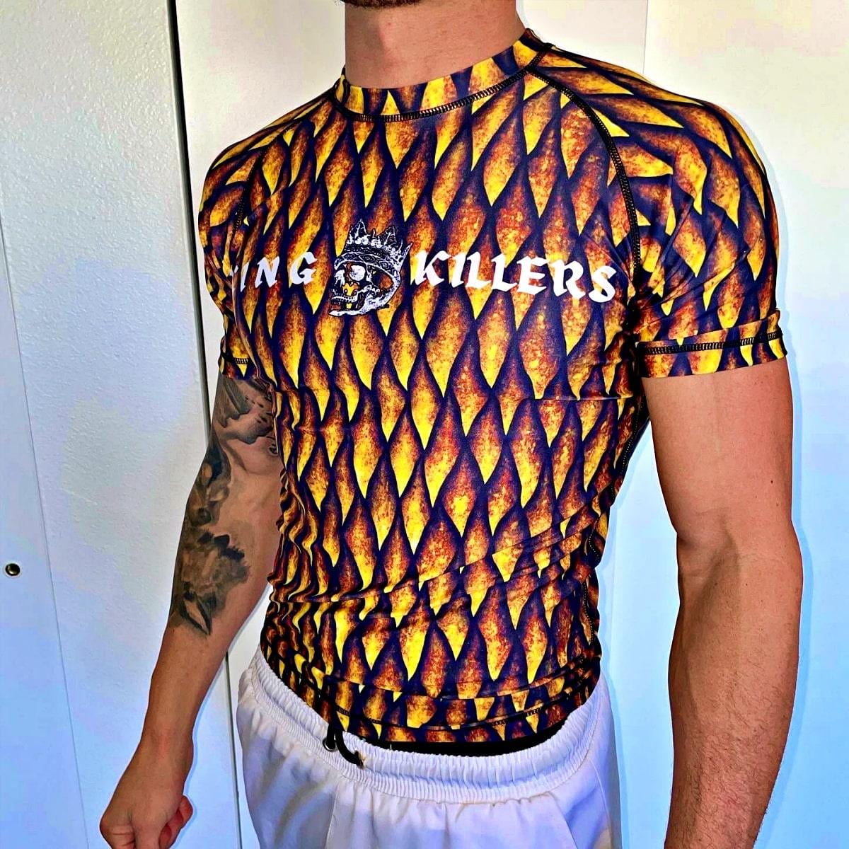 Short Sleeve BJJ Rash Guard - Walmart.com