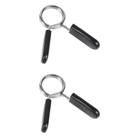 2 in Pack Barbell Spring Clamp Dumbbell 1'' Clips Collar Adjuster ...
