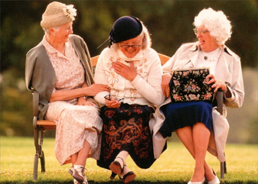 Portal Publications Three Senior Women Laughing Funny / Humorous ...
