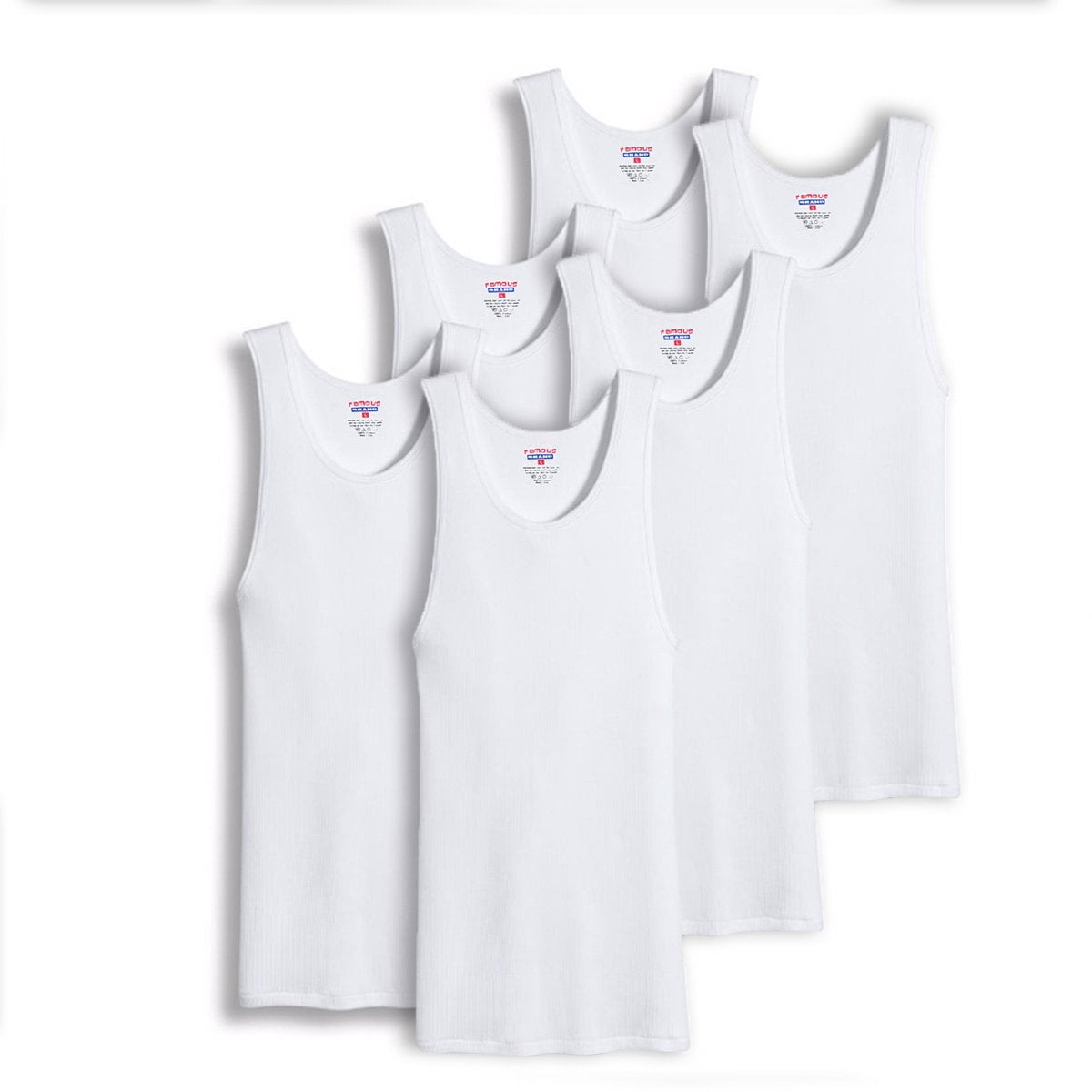 Click here for Magg Shop 3-6 Packs Of Mens Black & White Ribbed 1... prices