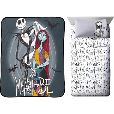 Disney Nightmare Before Christmas Moonlight Madness Throw 5-Piece ...