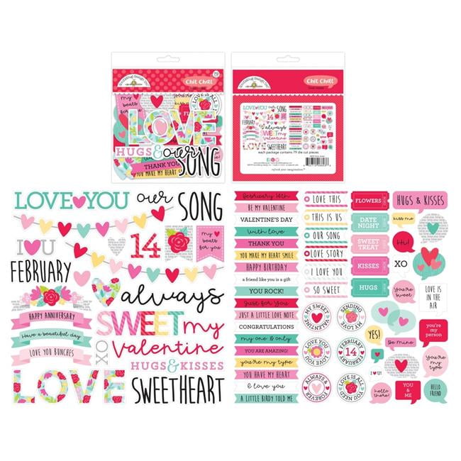 Doodlebug Love Notes Chit Chat Love Notes - Walmart.com - Walmart.com