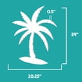 Outdoor Palm Tree Wall Art Beach House Decor – Tropical Palm Tree Sign ...
