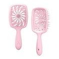 Hgferr Clearance,Fan-shaped Hollow Brush Antistatic Smoothing Comb ...