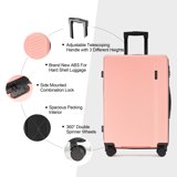 Ginza Travel 3 Piece Hardshell Luggage Sets, Lightweight, Durable ...