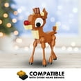 Brickcraft Rudolph Brick Building Kit (76-Plastic Piece Set), Christmas ...