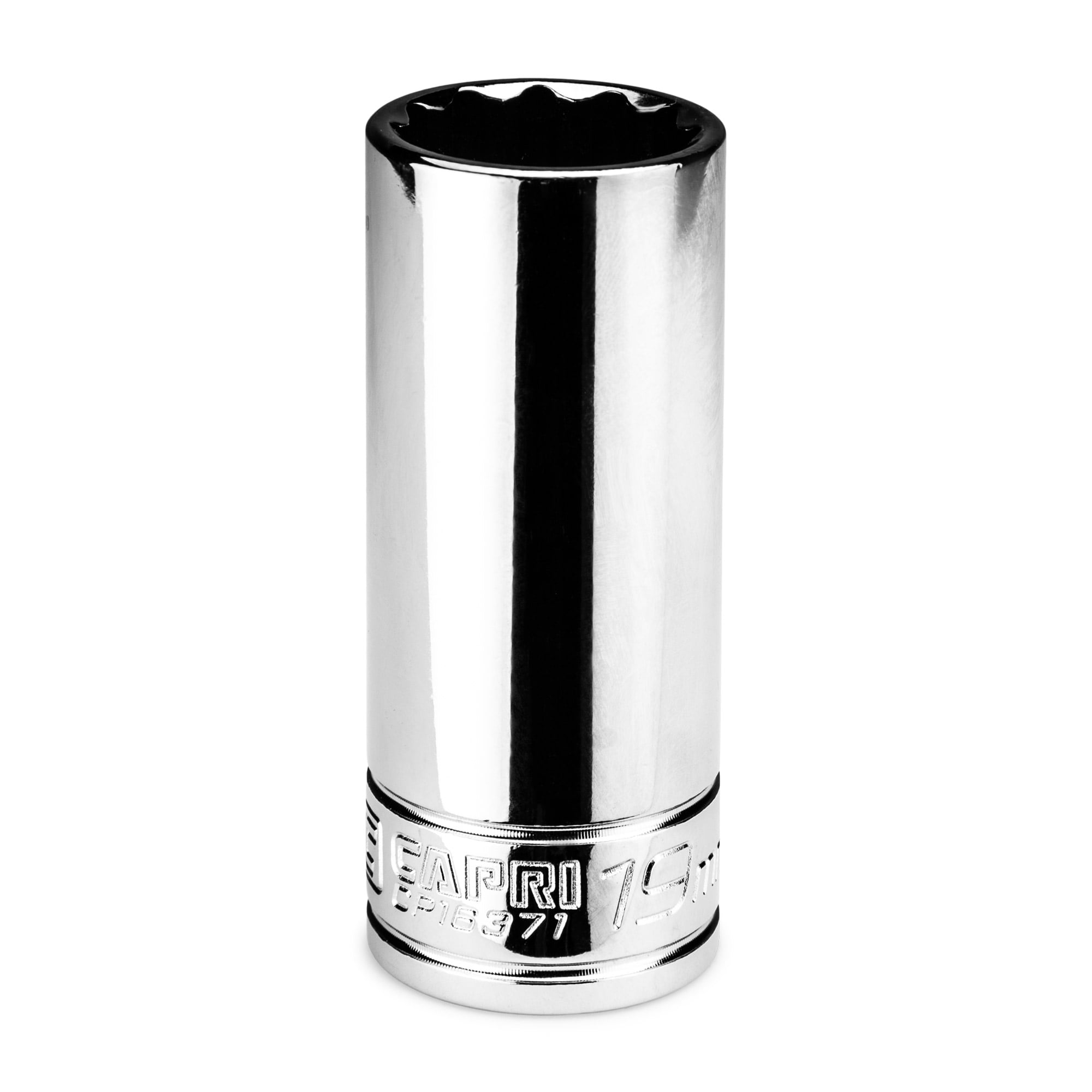 Capri Tools 19 mm Deep Socket, 3/8 in. Drive, 12-point, Metric ...