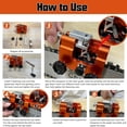 100pcs chainsaw sharpener,2026 Chain Saw Sharpening Jig,Hand-Cranked ...