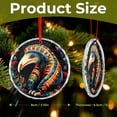 Christmas Anteater Funny Weird Psychedelic Animal Glass Ornament ...