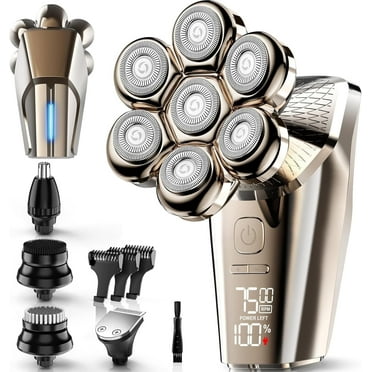 Freebird FlexSeries Wet/Dry Handheld Electric Head Shaver with Rotary ...