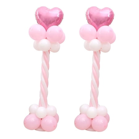 HEIBIN 1.2m Wedding Party Balloon Column Heart Decoration Balloon ...