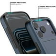 CFHADD-Compatible with iPhone 17 Pro Case with Card Holder Dual Layer ...