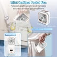 3-speed 3-in-1 foldable fan, 3000mAh power bank & phone holder ...