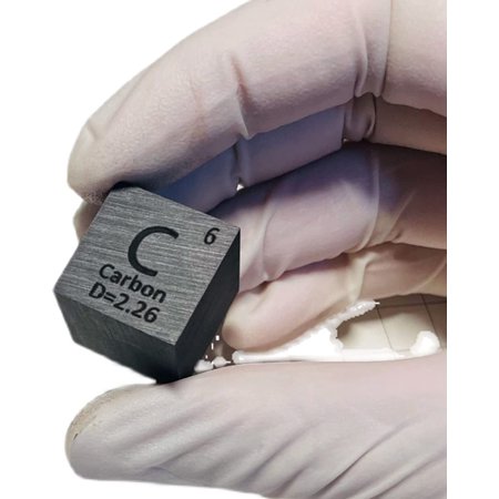 Metal Carbon Element Cube 20mm for Element Collections Lab Experiment ...