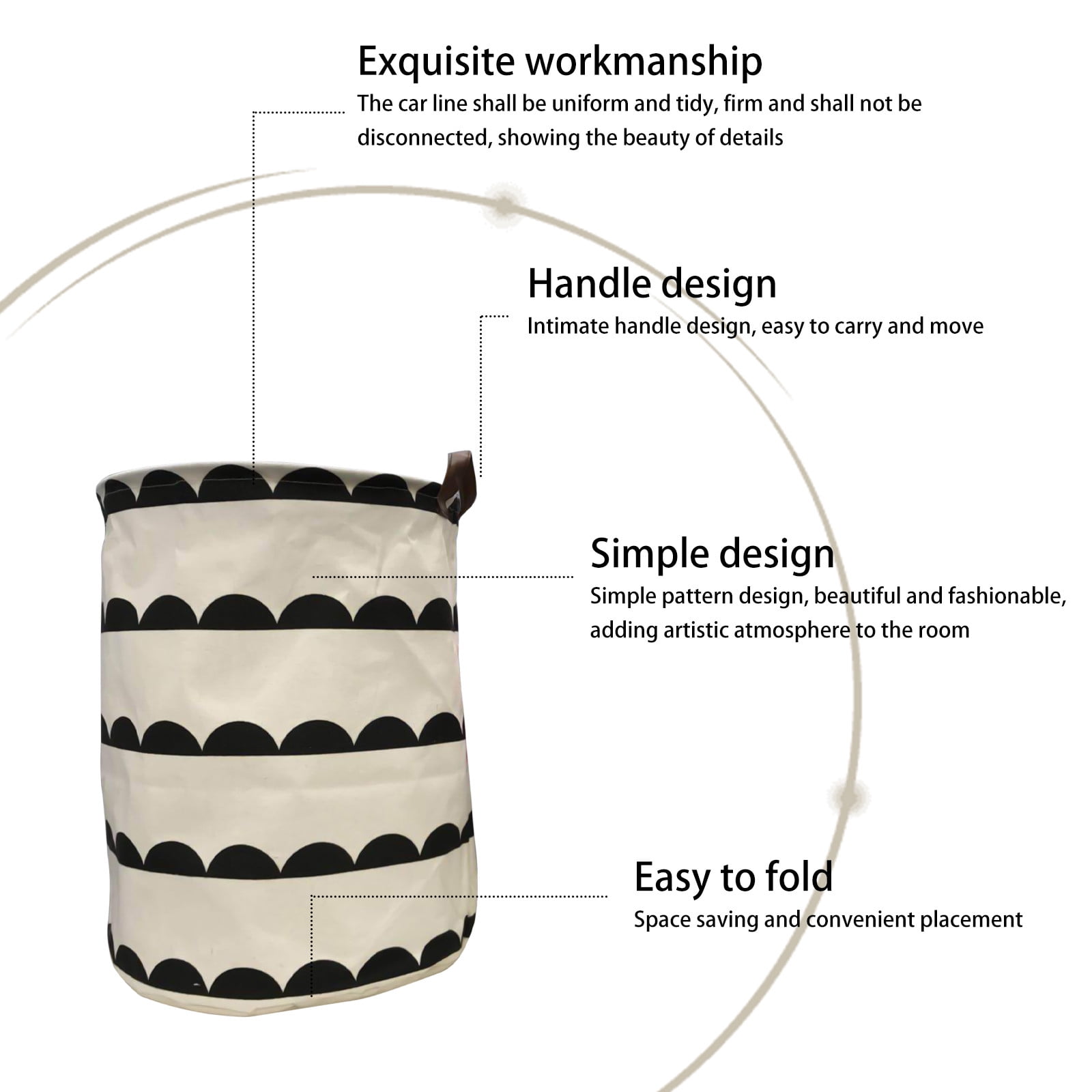 Loopsun Organization And Storage Nordic Fabric Cotton And Linen Storage