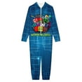 Geometry Dash Geometry Dash One Piece Pajama Hooded Union Suit PJs ...