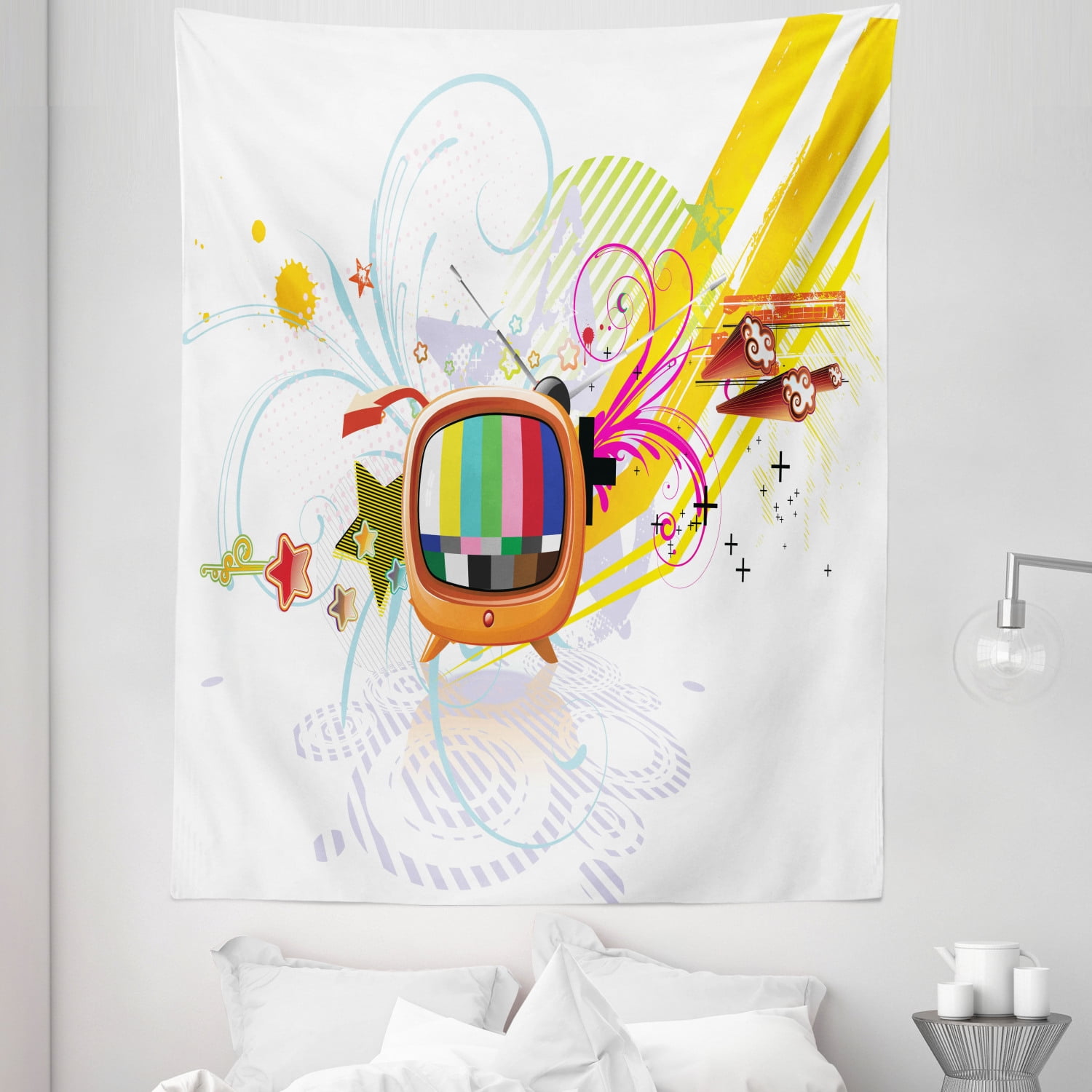 Modern Tapestry, Digital Image Television Media Theme Stars Stripes ...