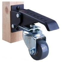HOLKIE Retractable Caster Wheels,(4 pack) Heavy Duty Workbench Casters ...
