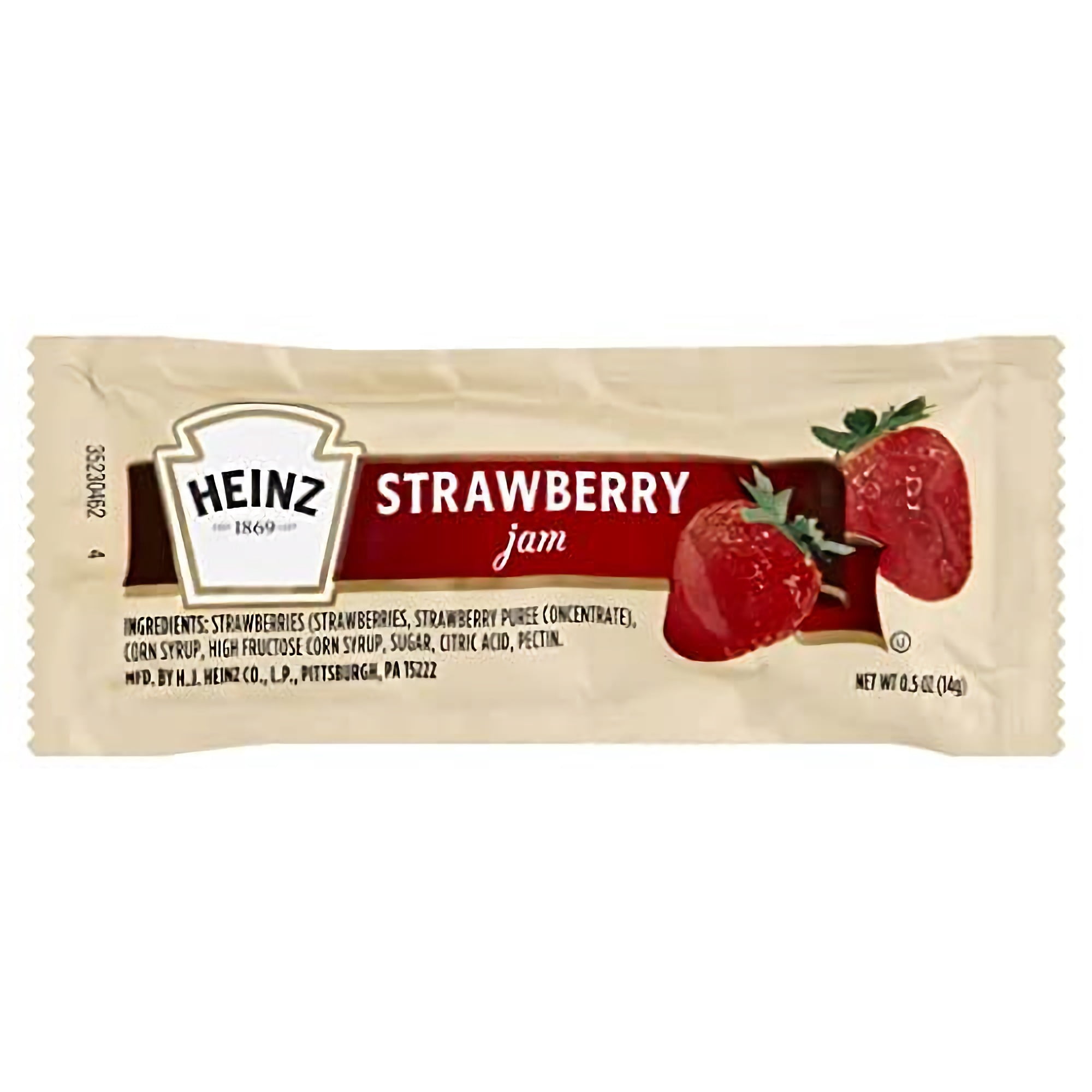 Strawberry Jam Single Serve Packets | .5 Ounce Pouch | Pack of 50 ...