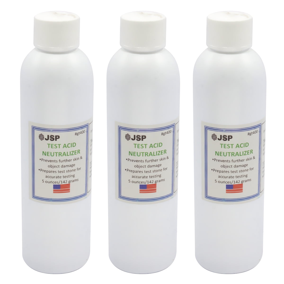 JSP Test Acid Neutralizer 5 oz 142g - KIT of 3 Bottles - Walmart.com