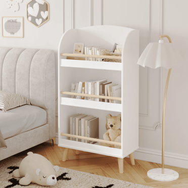 Free Shipping! Delta Children Reese 3-Shelf Bookcase, Ebony/Natural ...