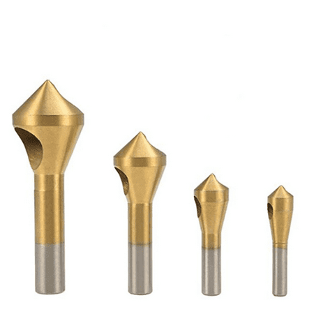 4pcs Oblique Hole Chamfer Tool 90 Degree Angle Deburring Single Hole ...