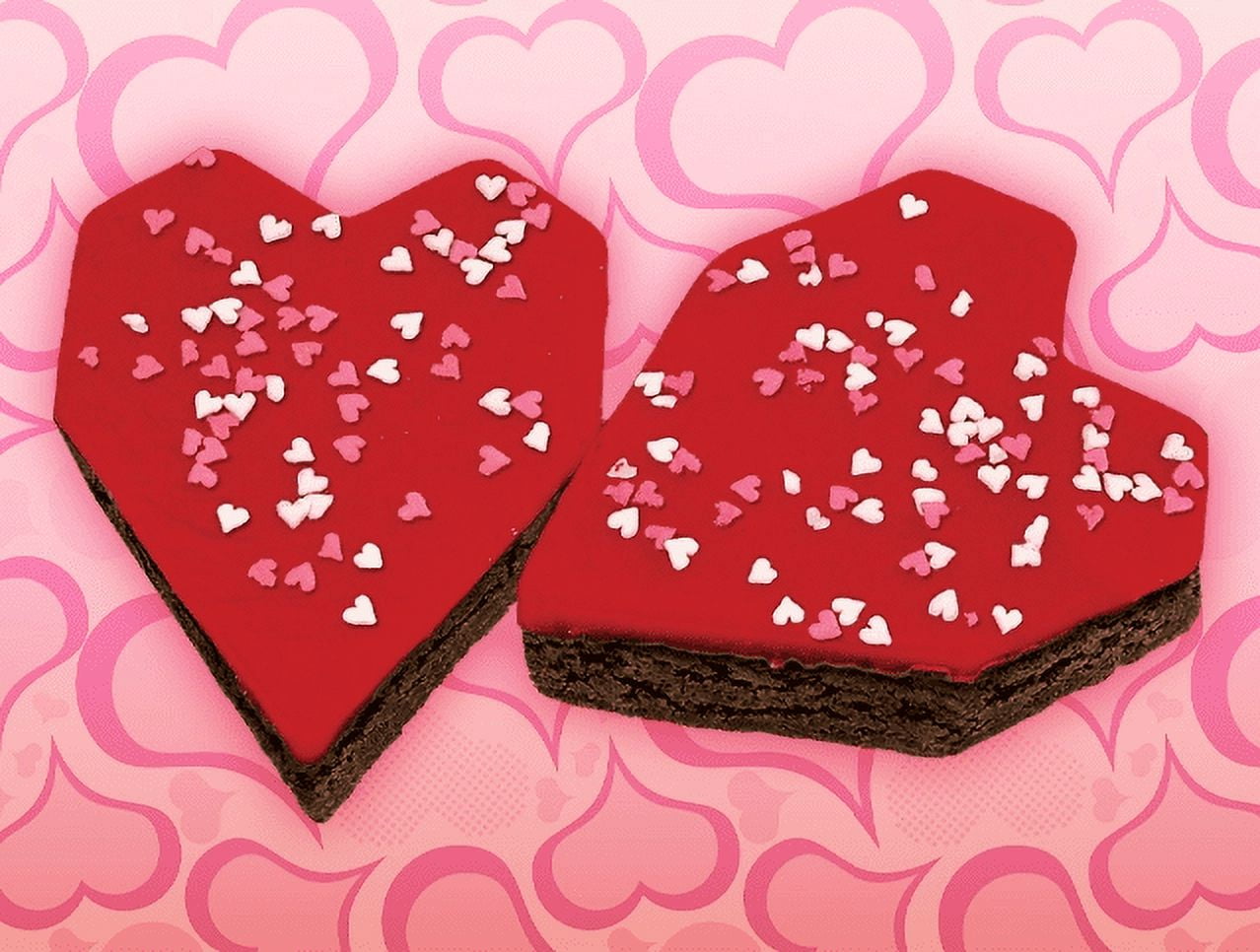 Heart Shaped Brownies Little Debbie