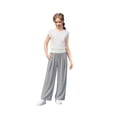 Afdoent Girls Pants High Waist Soft Stretch Casual Trousers For Girls ...