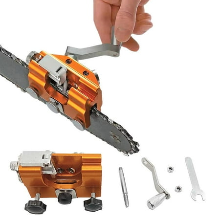Chainsaw Chain Sharpener Portable Manual Chainsaw Sharpener With Crank ...