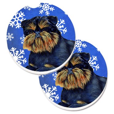 Carolines Treasures SS4620CARC Maltese Winter Snowflakes Holiday Set of ...