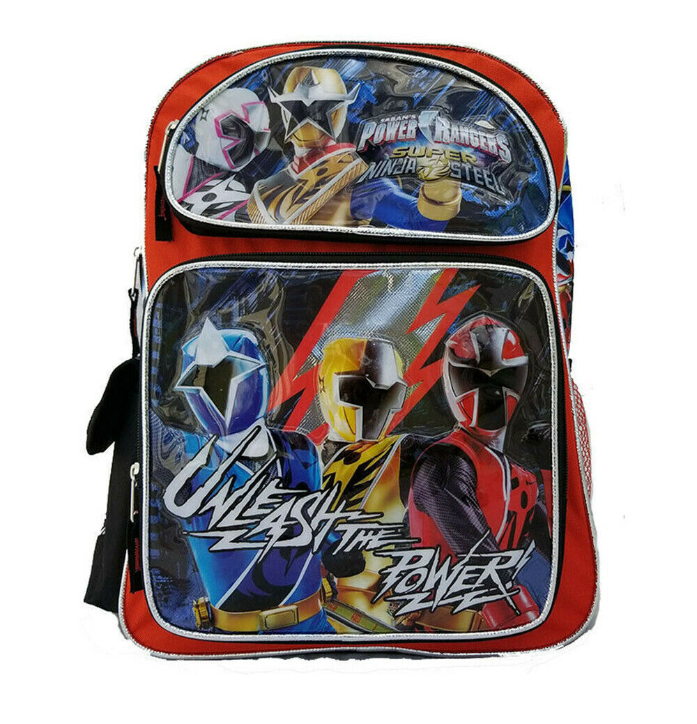 Power Rangers - Power Rangers 16" Large School Backpack Boy Backpack ...